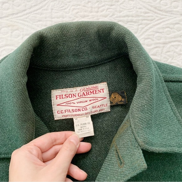 Filson | Jackets & Coats | Rare Filson Mackinaw Wool Cruiser Jacket ...